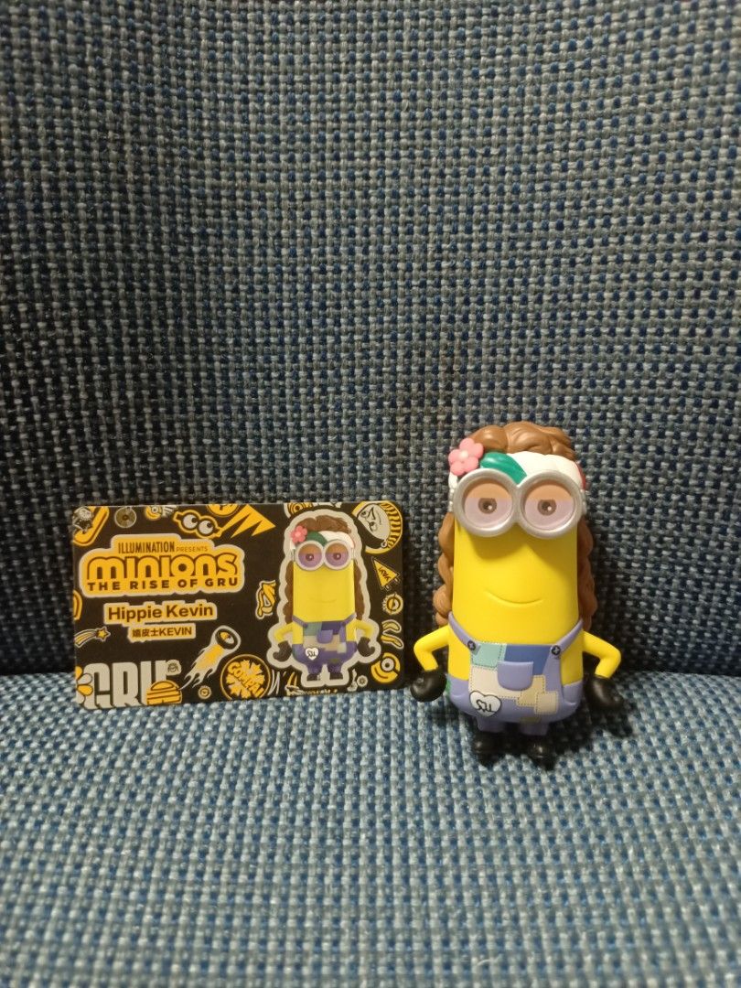 Rise of Gru Minion Popmart Hippie Kevin, Hobbies & Toys, Toys & Games ...