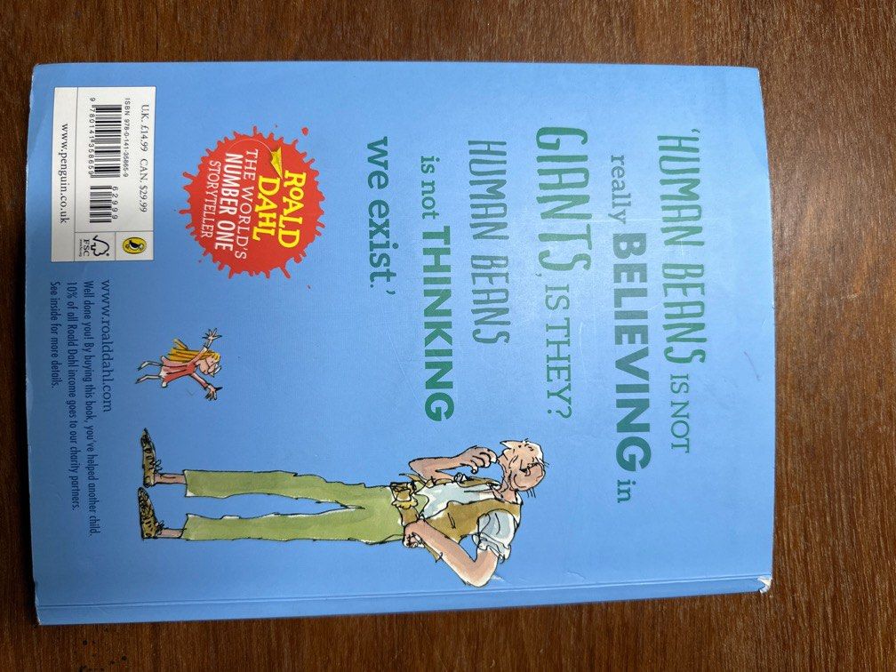 Roald Dahl The BFG Book and CD, Hobbies & Toys, Books & Magazines ...