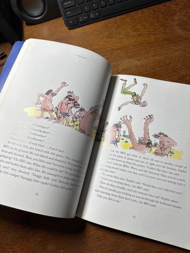 Roald Dahl The BFG Book and CD, Hobbies & Toys, Books & Magazines ...