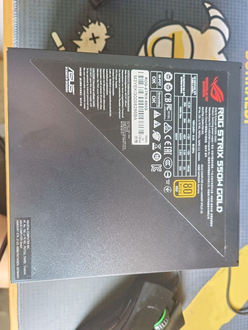 ROG STRIX 550W GOLD, Computers & Tech, Desktops on Carousell