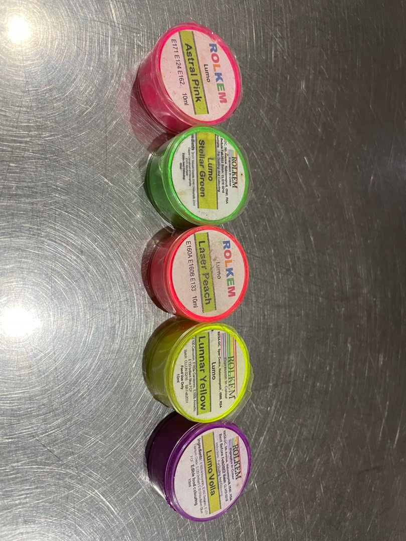 Rolkem Neon Luster Dust For Fondant Gumpaste, Hobbies & Toys ...