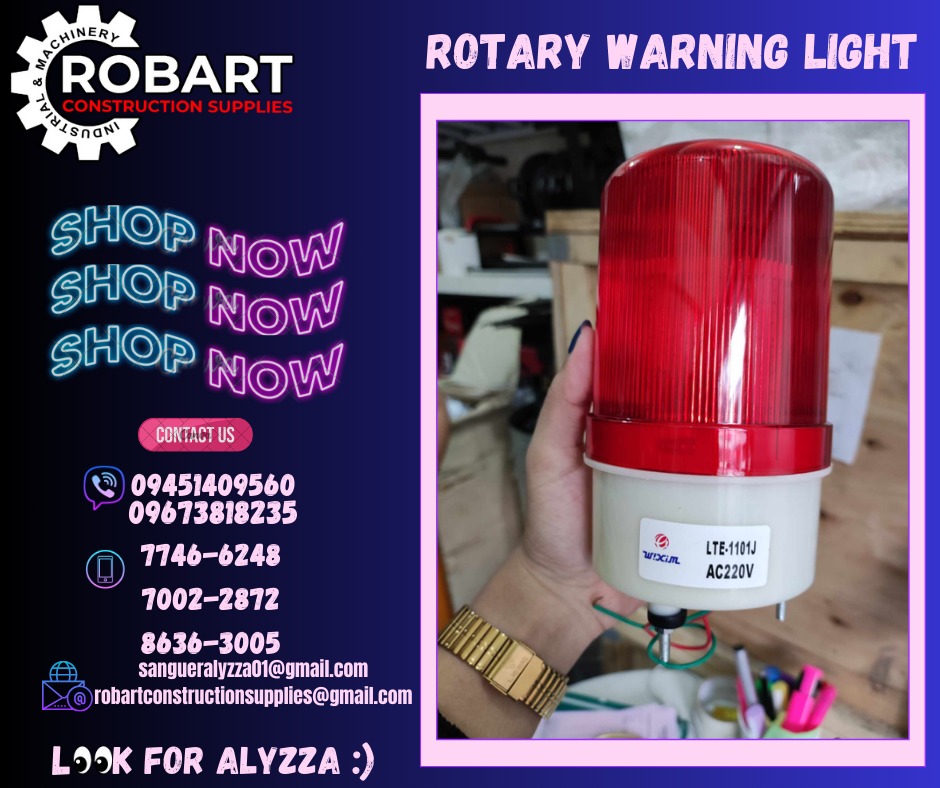 ROTARY WARNING LIGHT, Commercial & Industrial, Construction Tools ...