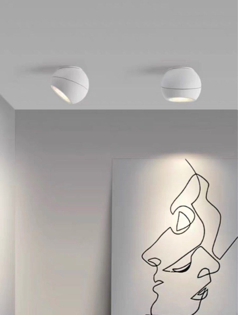 Round shaped ceiling light, Furniture & Home Living, Lighting & Fans ...