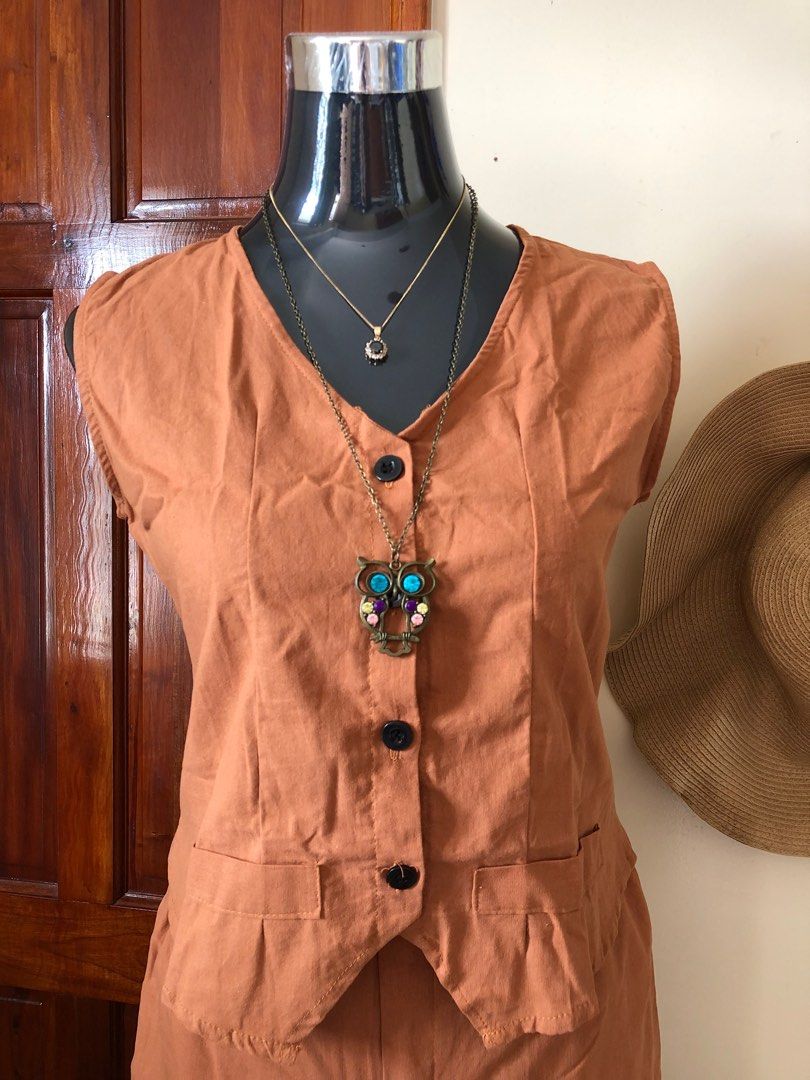 Rust Coordinates, Women's Fashion, Dresses & Sets, Sets or Coordinates ...