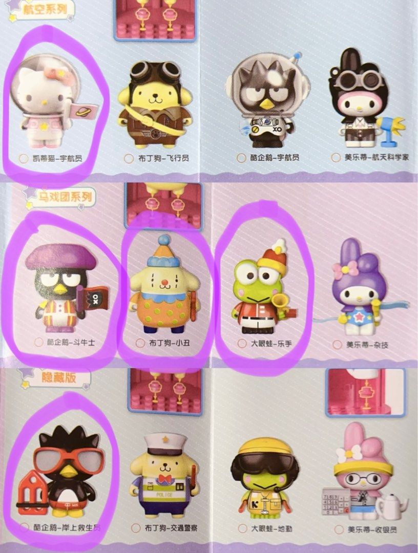 Sanrio Character Blind box, Hobbies & Toys, Toys & Games on Carousell