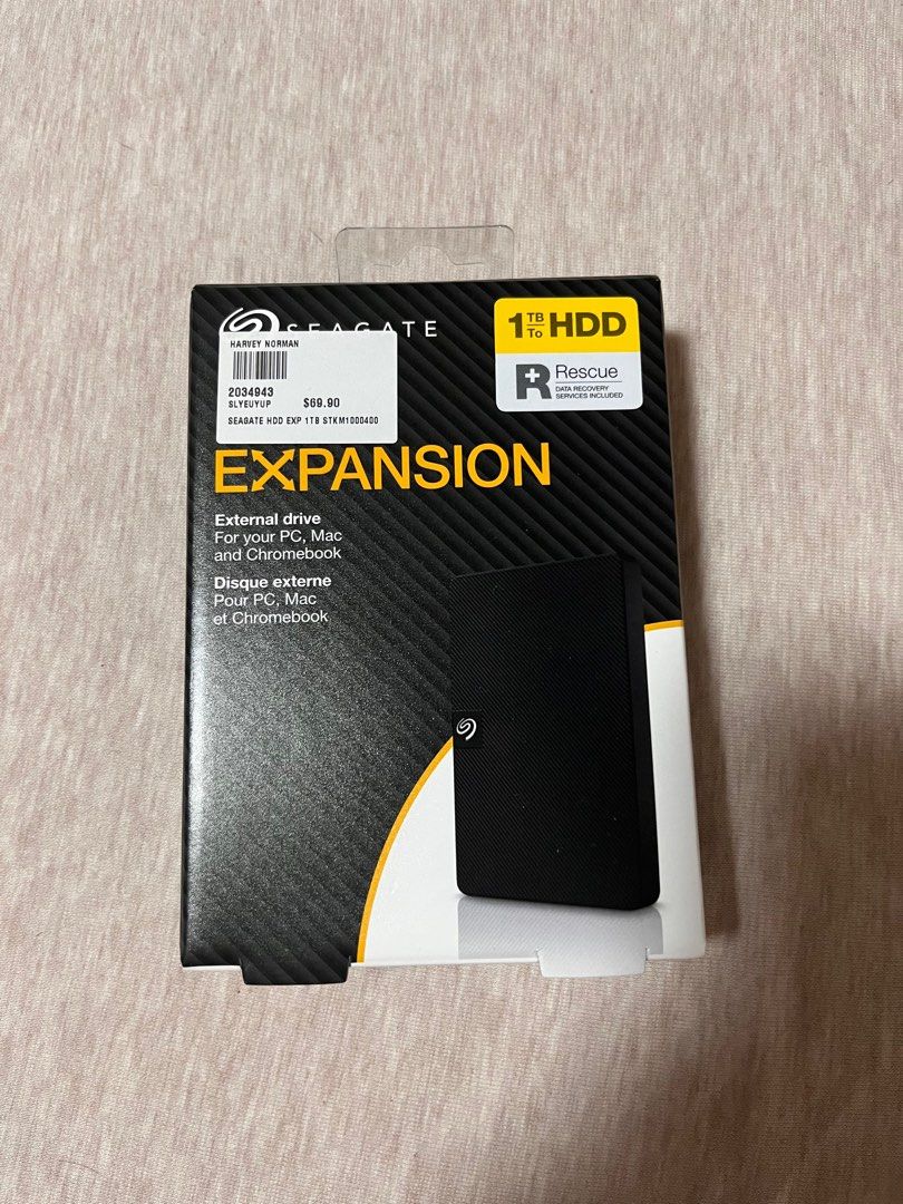 Seagate Harddisk HDD Expansion 1TB, Computers & Tech, Parts ...