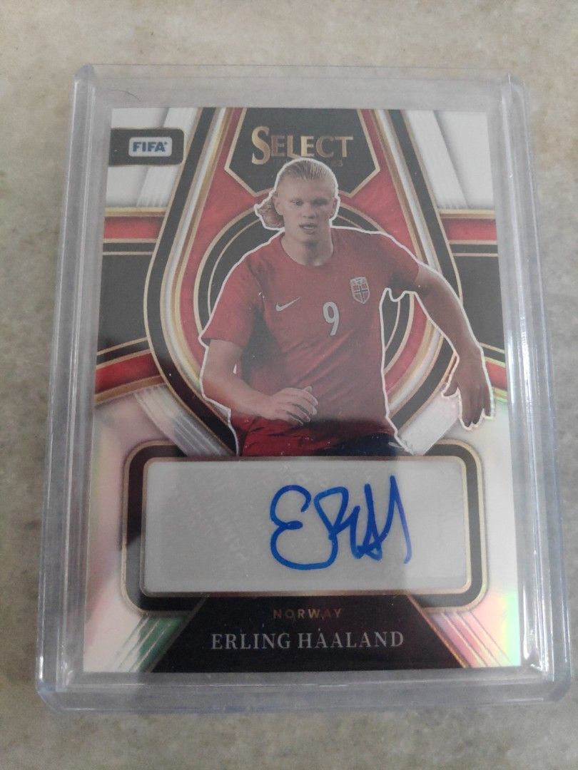 Select Erling Haaland Norway Genuine Authentic Soccer Card Autograph ...
