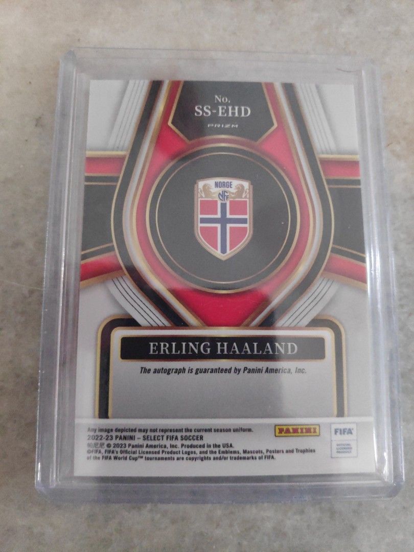 Select Erling Haaland Norway Genuine Authentic Soccer Card Autograph ...