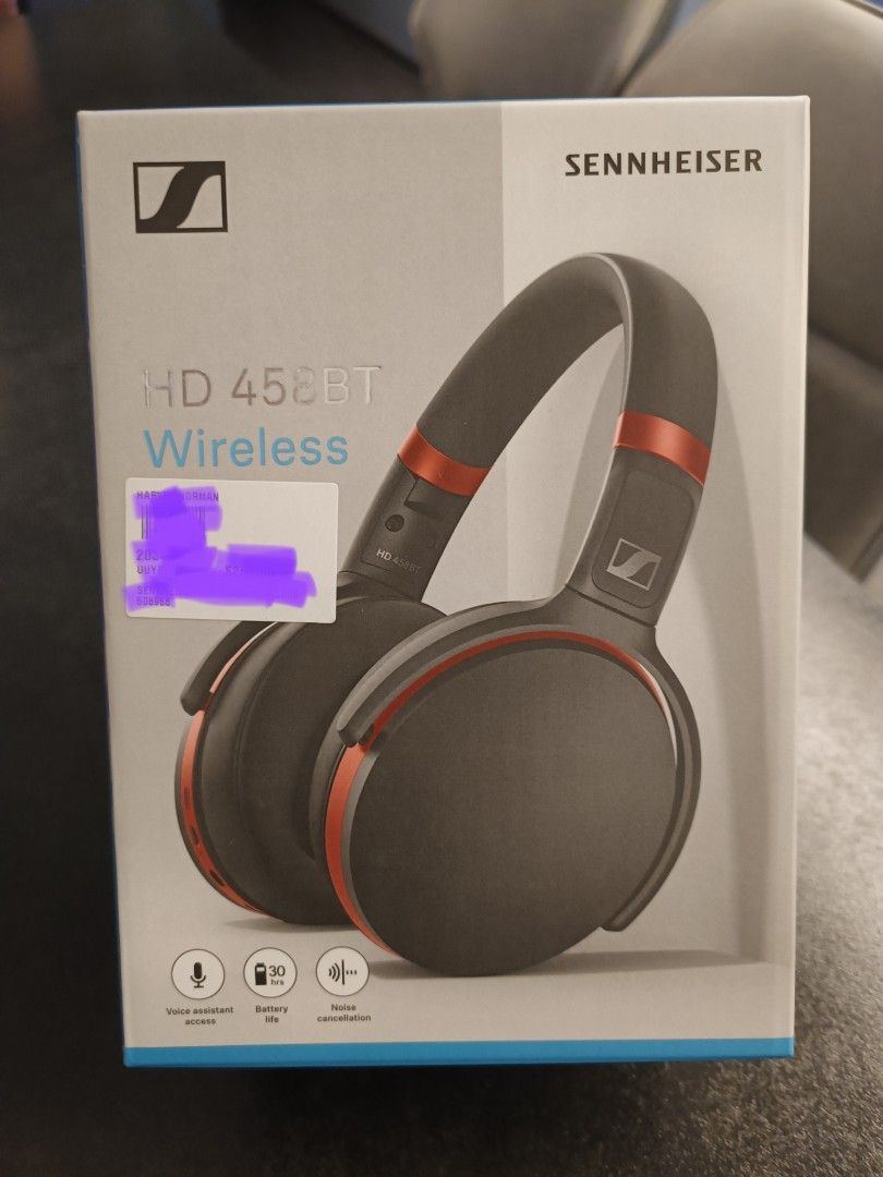 Sennheiser HD 458BT Bluetooth Wireless Headphone, Audio, Headphones & Headsets on Carousell