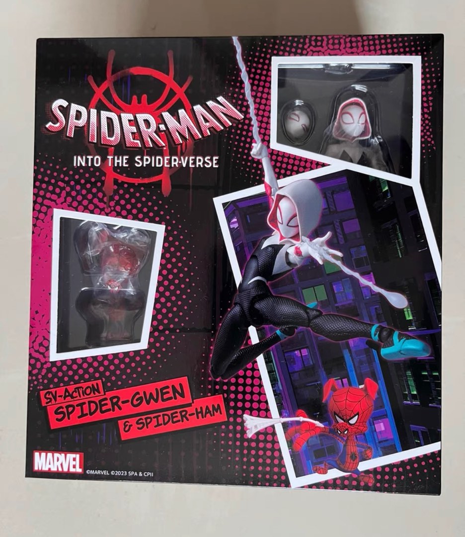 sentinel spider-man into the spider-verse sv- action spider-gwen spider ...