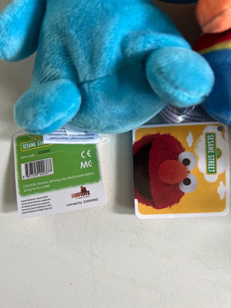 Sesame Street small plushie, Hobbies & Toys, Toys & Games on Carousell