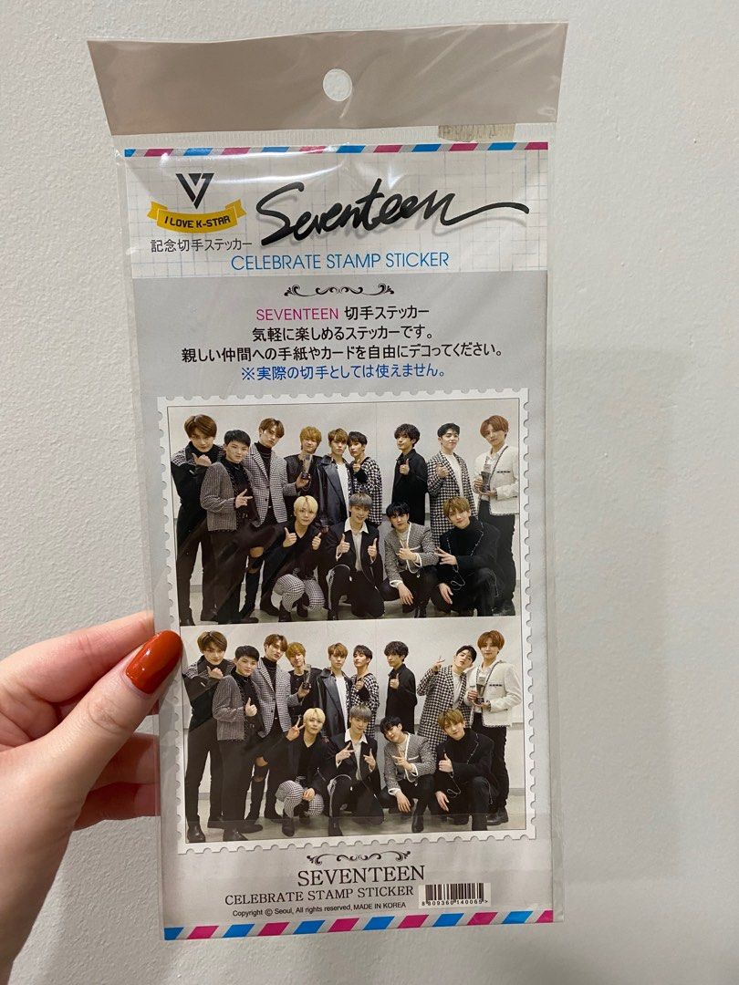 Seventeen stamp stickers from korea, Hobbies & Toys, Collectibles ...