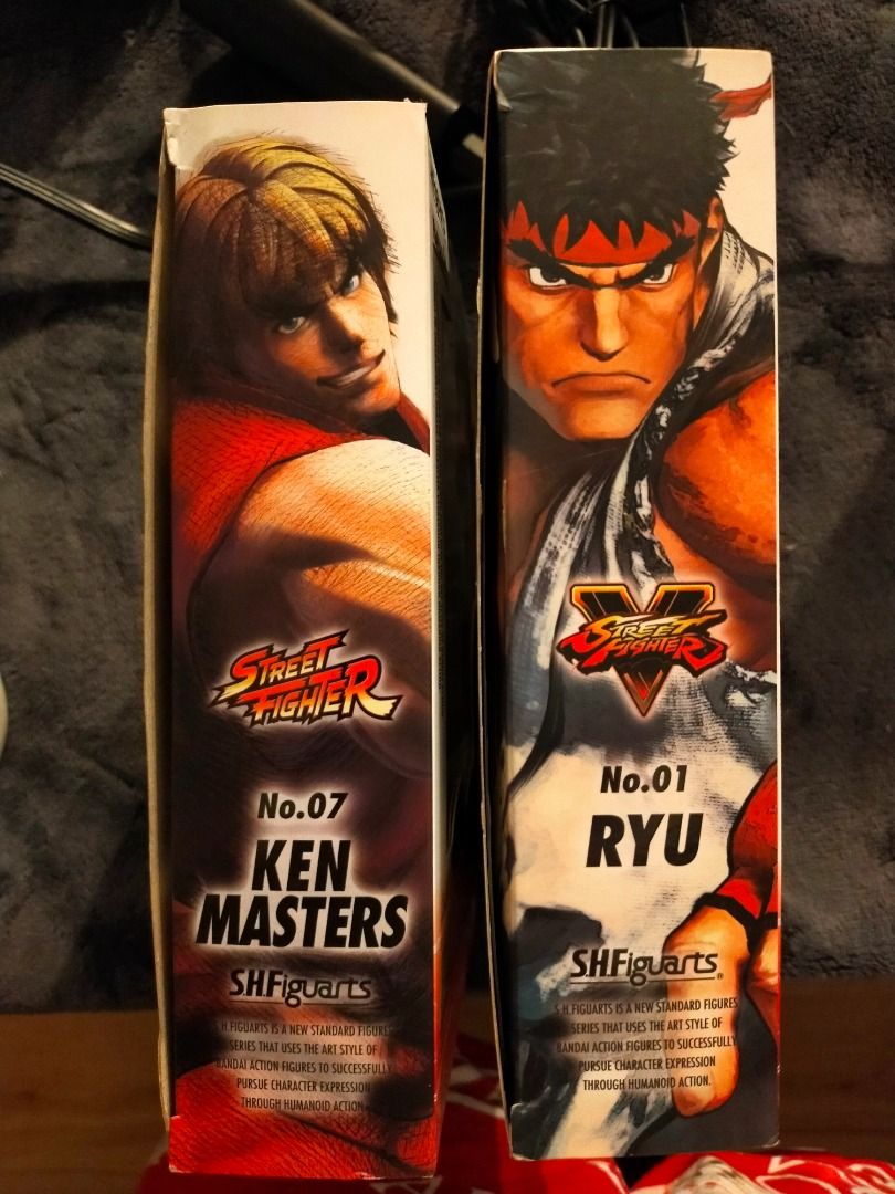 SH Figuarts (SHF) Ryu and Ken set, Hobbies & Toys, Toys & Games on ...
