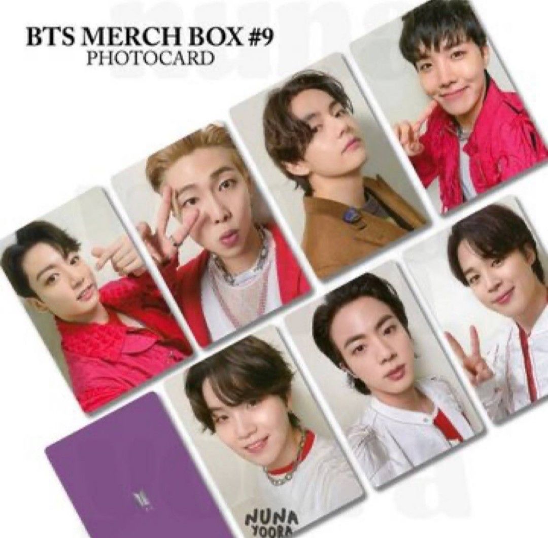 Share BTS merch Box 9 Photocards, Hobbies & Toys, Memorabilia ...