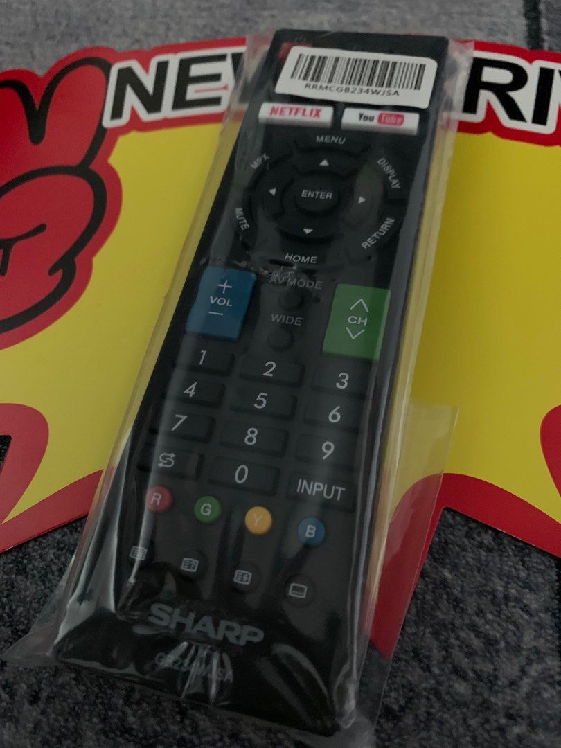 Sharp TV Remote Control, TV & Home Appliances, TV & Entertainment, TV ...
