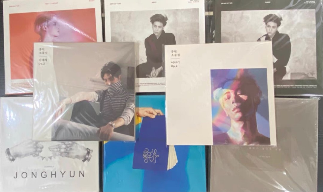 SHINEE JONGHYUN OP.1 OP.2 OP.3 SHE IS POET ALBUM, Hobbies & Toys ...