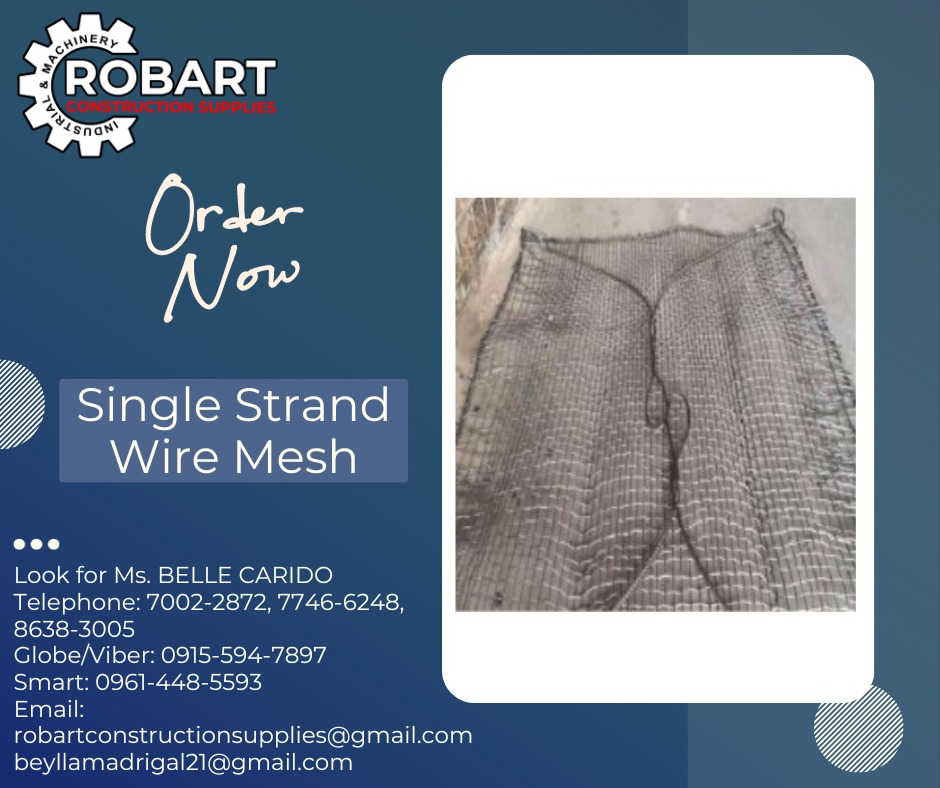 Single Strand Wire Mesh, Commercial & Industrial, Construction Tools ...