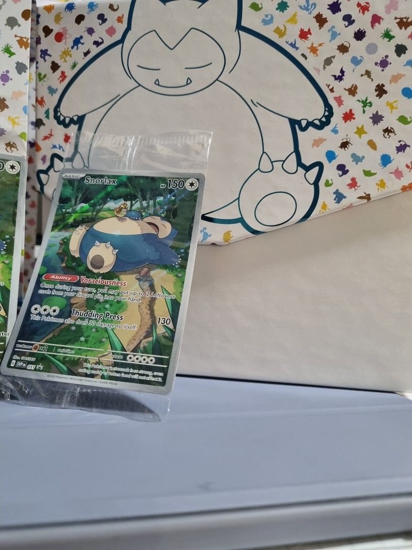 Snorlax Full art pokemon center exclusive stamp 151 promo elite trainer box singles, Hobbies ...