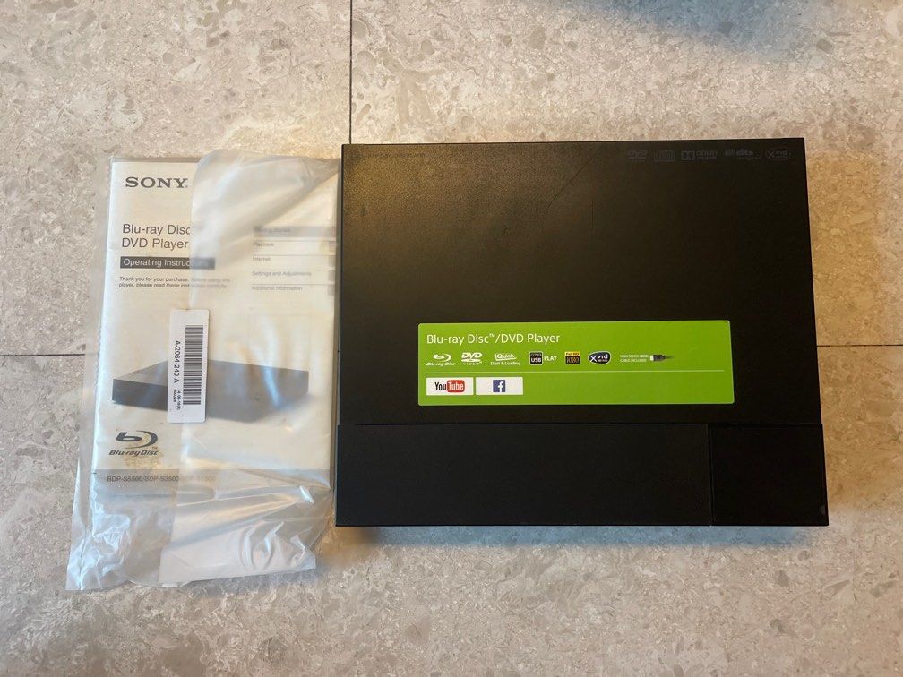 SONY Blu-Ray Disc player BDP-S1500, TV & Home Appliances, TV ...