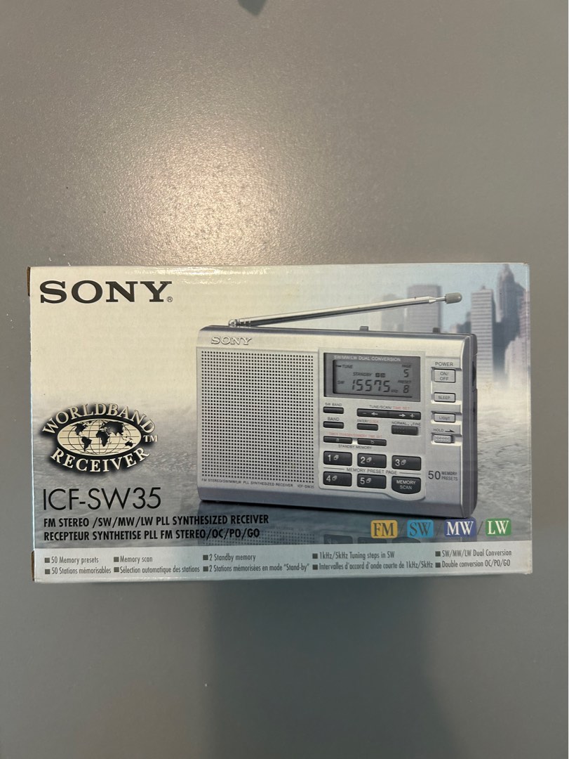 Sony收音機 ICF-SW35, 音響器材, 音樂播放裝置 MP3及CD Player - Carousell