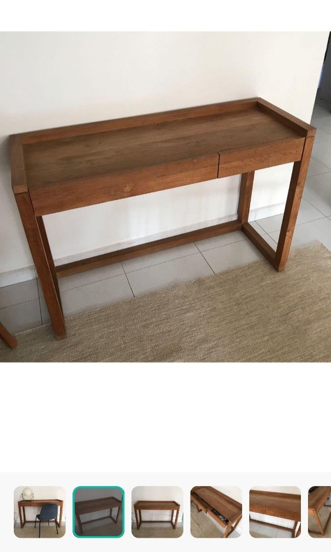 Soul & Tables/Ernicraft Frame PC Console in Teak, Furniture & Home ...