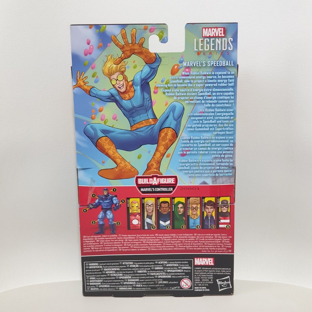 SPEEDBALL Avengers Controller Wave Marvel Legends Series, Hobbies ...