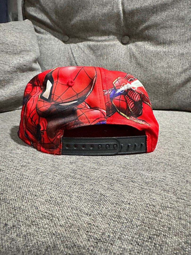 Spiderman Full Print Snapback, Men's Fashion, Watches & Accessories ...