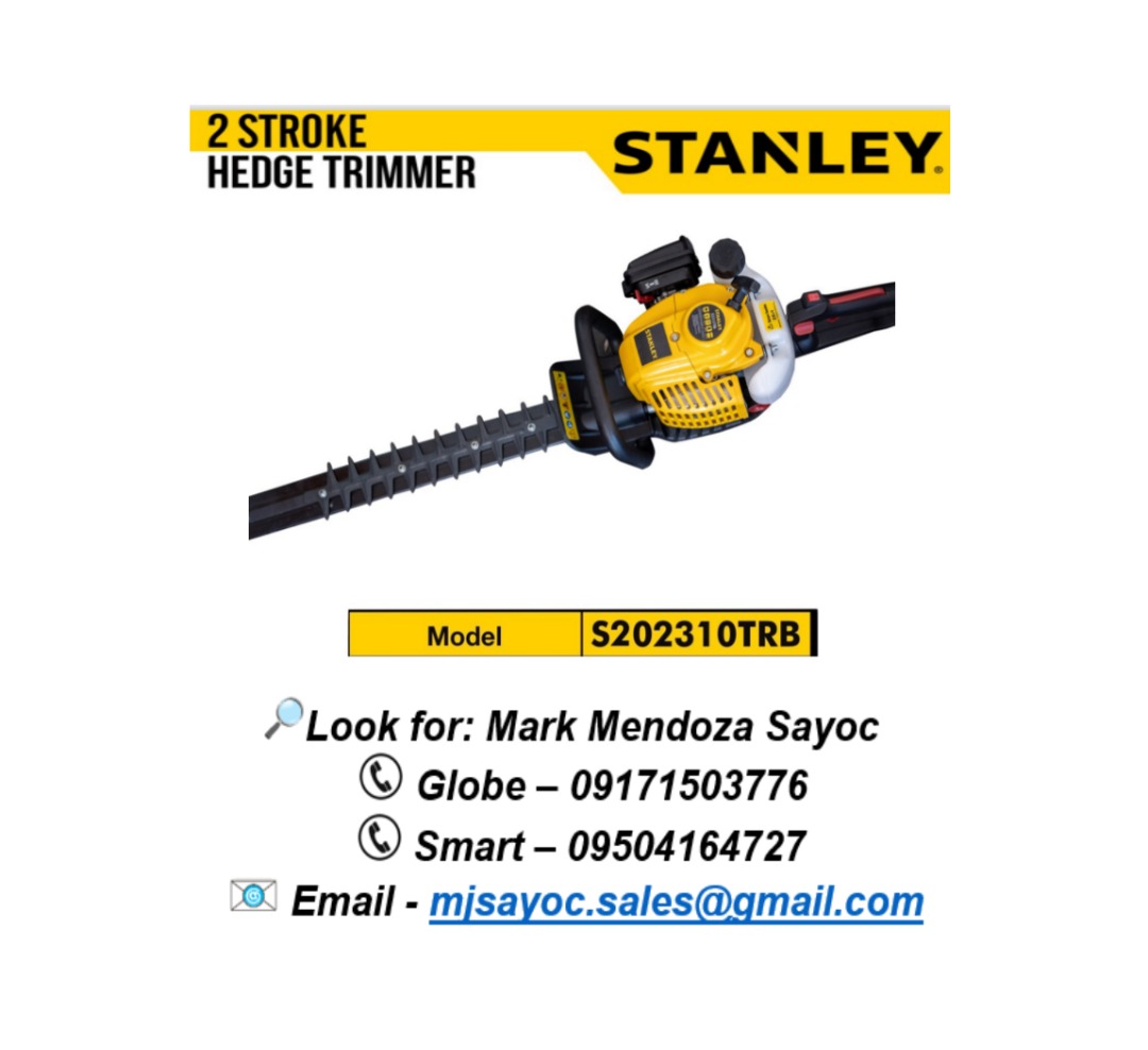 STANLEY 2 STROKE HEDGE TRIMMER, Commercial & Industrial, Construction ...
