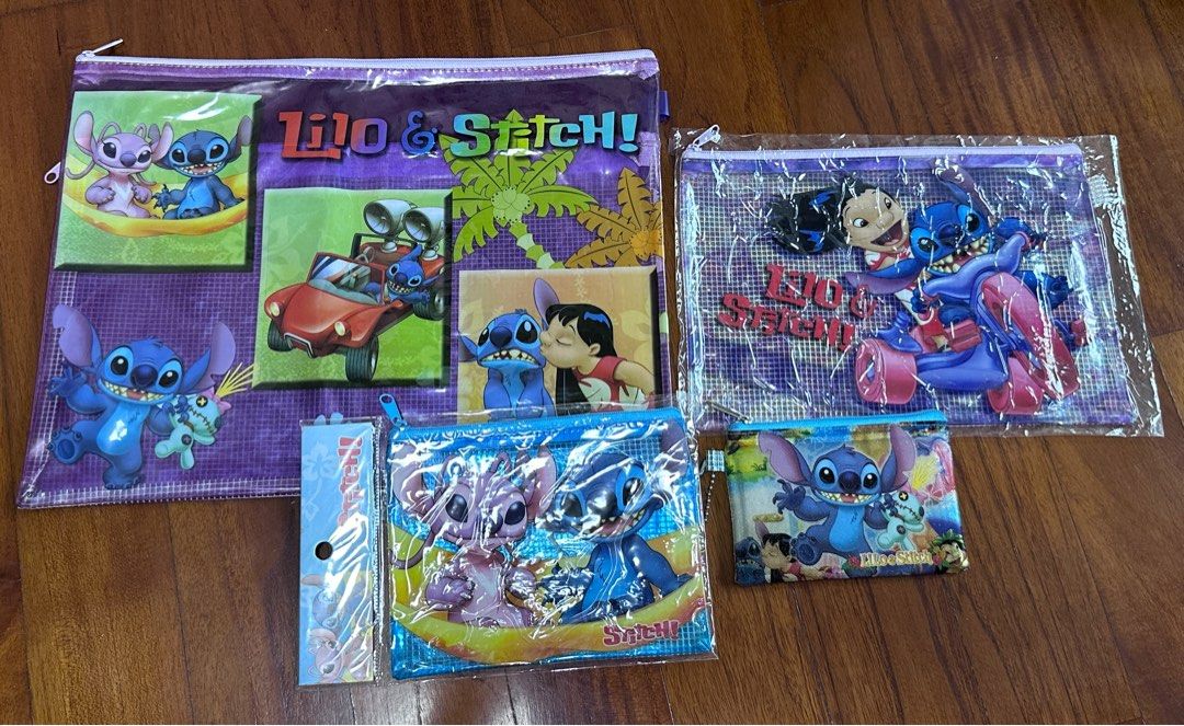Stitch document pouch set, Hobbies & Toys, Stationery & Craft ...