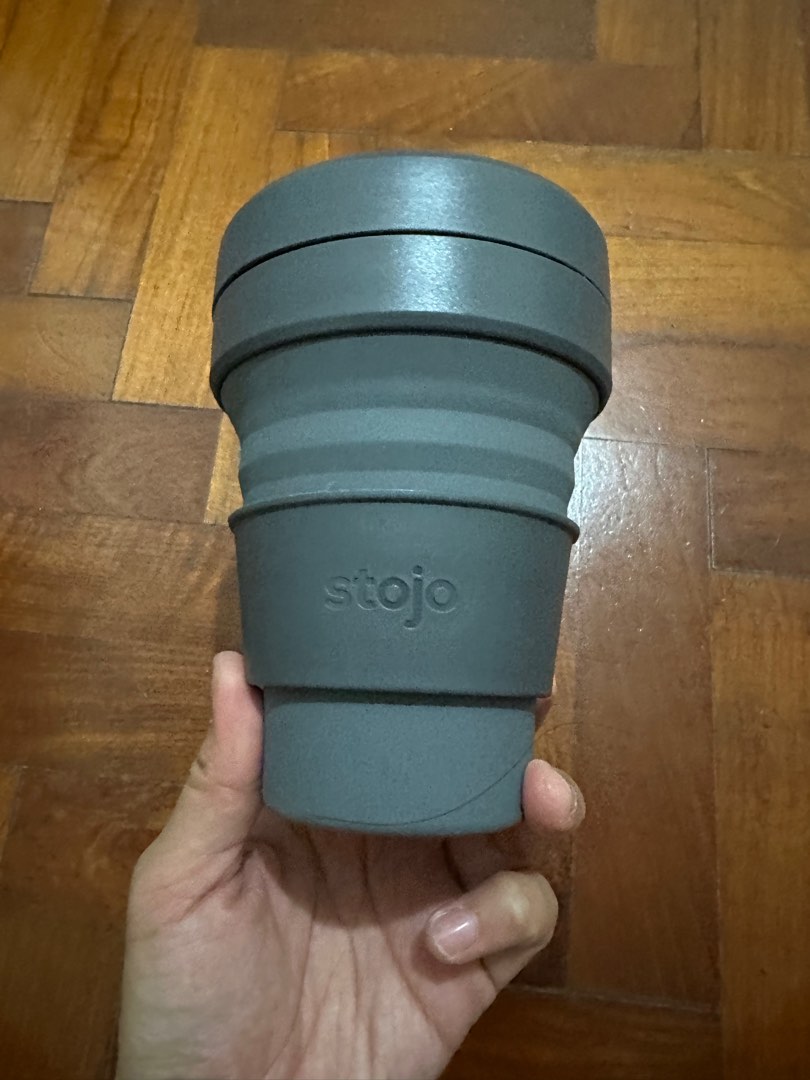 Stojo Brooklyn Silicon Collapsible Cup in Carbon 16oz 500ml, Furniture ...