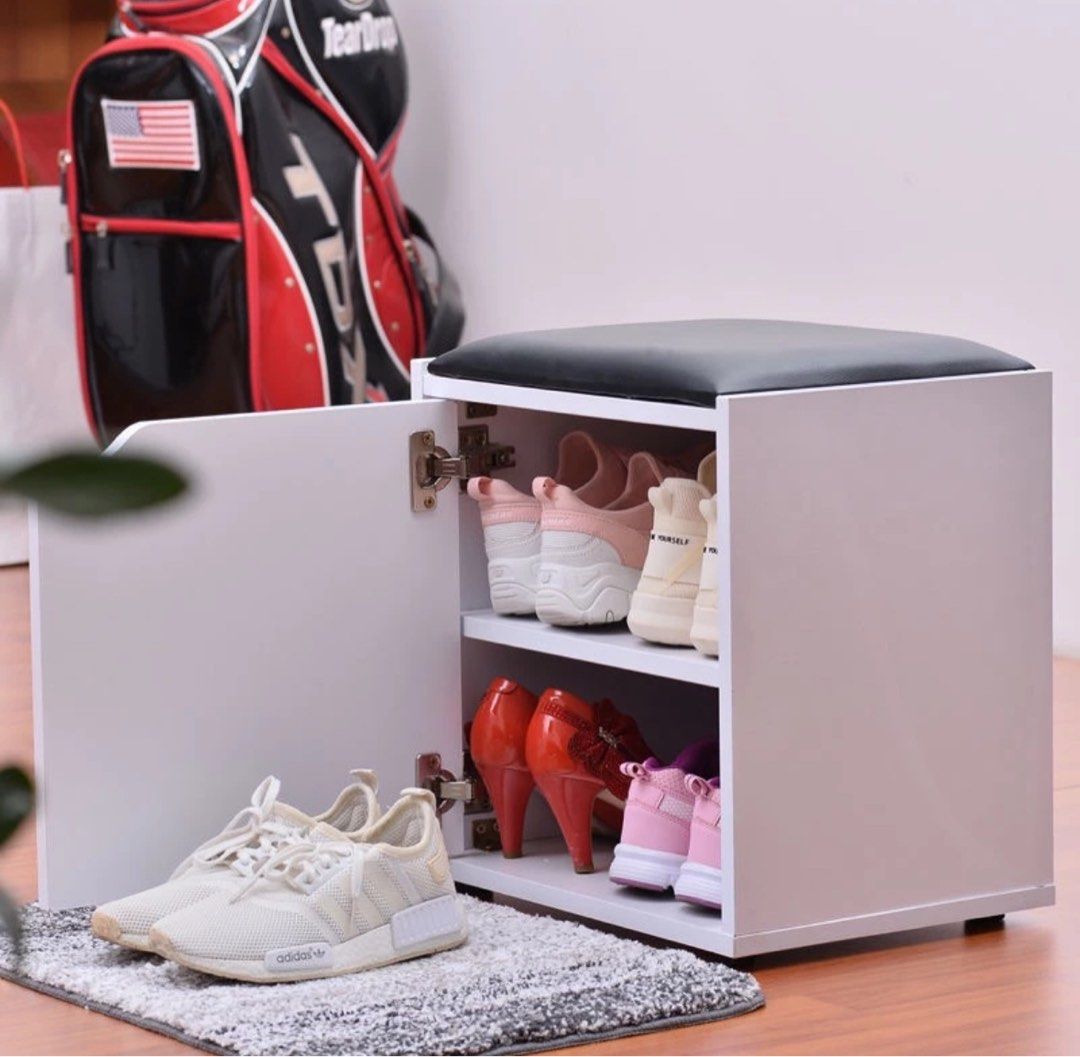 Stool chair cabinet shoe rack table, Furniture & Home Living, Furniture ...