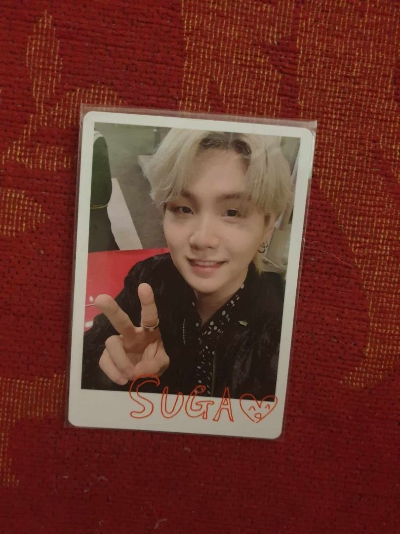 Suga Special card Official, Hobbies & Toys, Memorabilia & Collectibles ...
