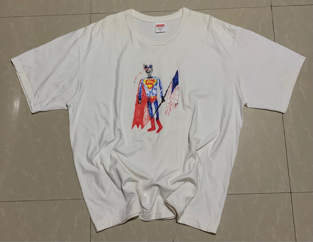 Supreme Skeleton Superman, Men's Fashion, Tops & Sets, Tshirts & Polo ...