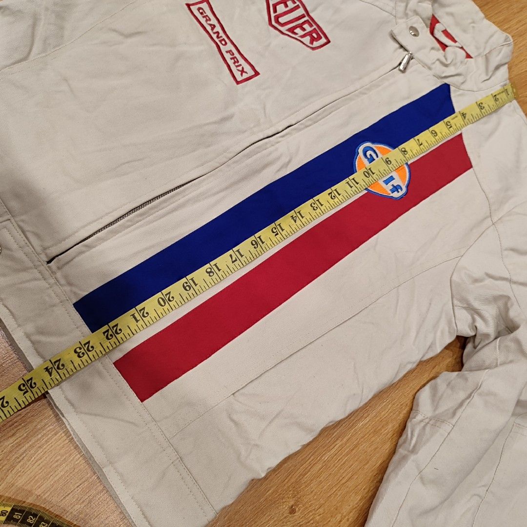Tag Heuer Steve McQueen Grand Prix Racing Jacket, Men's Fashion, Coats ...