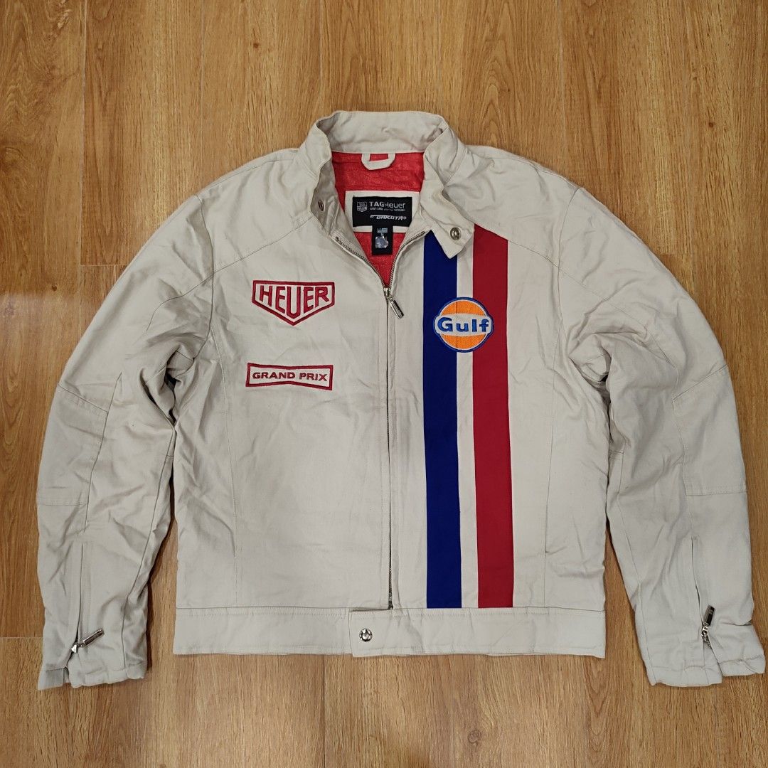 Tag Heuer Steve McQueen Grand Prix Racing Jacket, Men's Fashion, Coats ...
