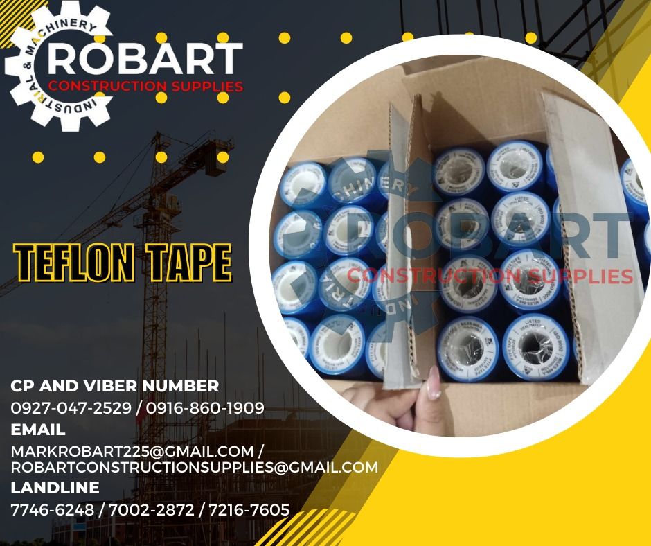 Teflon Tape, Commercial & Industrial, Industrial Equipment on Carousell