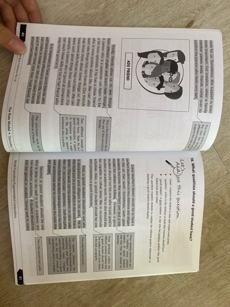 The Role Model: English Compo guidebook, Hobbies & Toys, Books ...