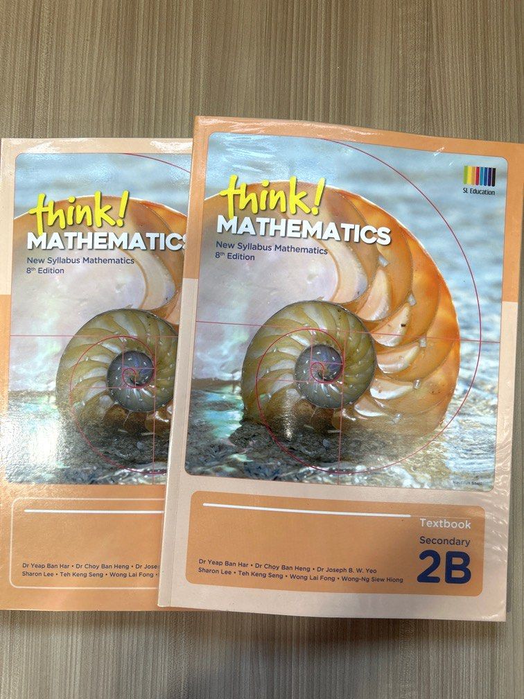 Think! Mathematics 2A 2B, Hobbies & Toys, Books & Magazines, Textbooks ...