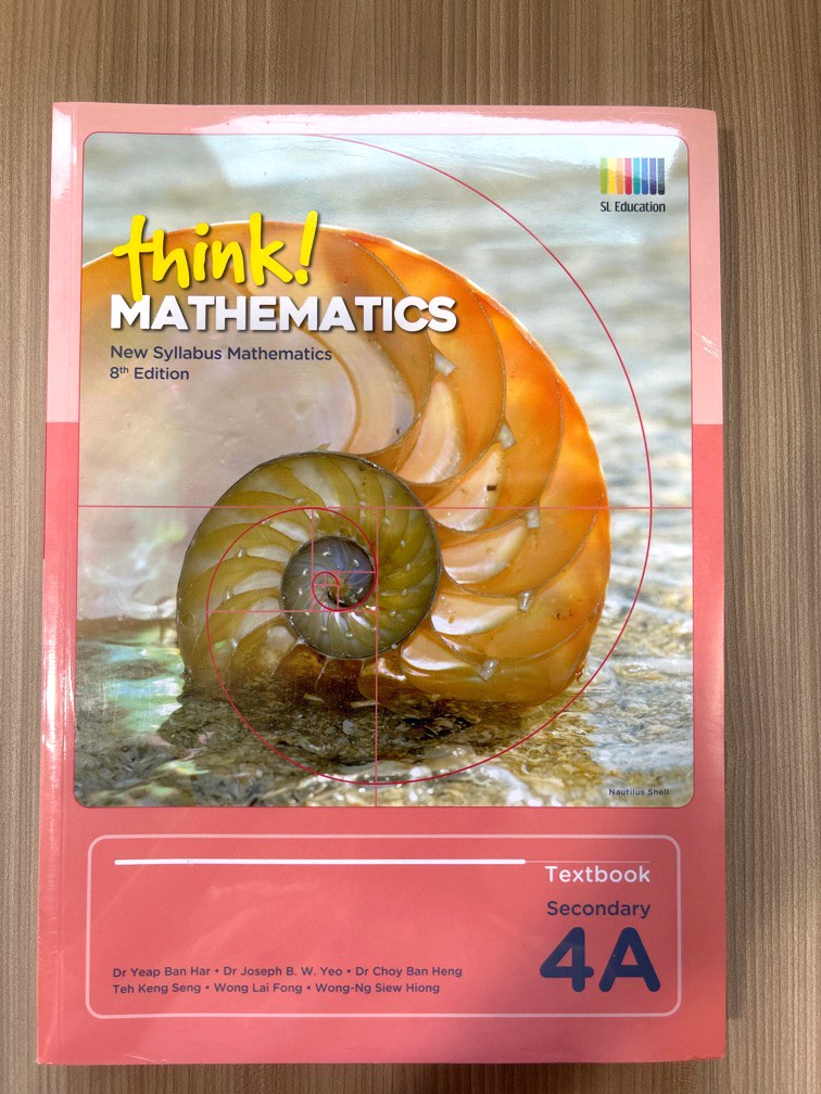 Think! Mathematics 4A 4B, Hobbies & Toys, Books & Magazines, Textbooks ...