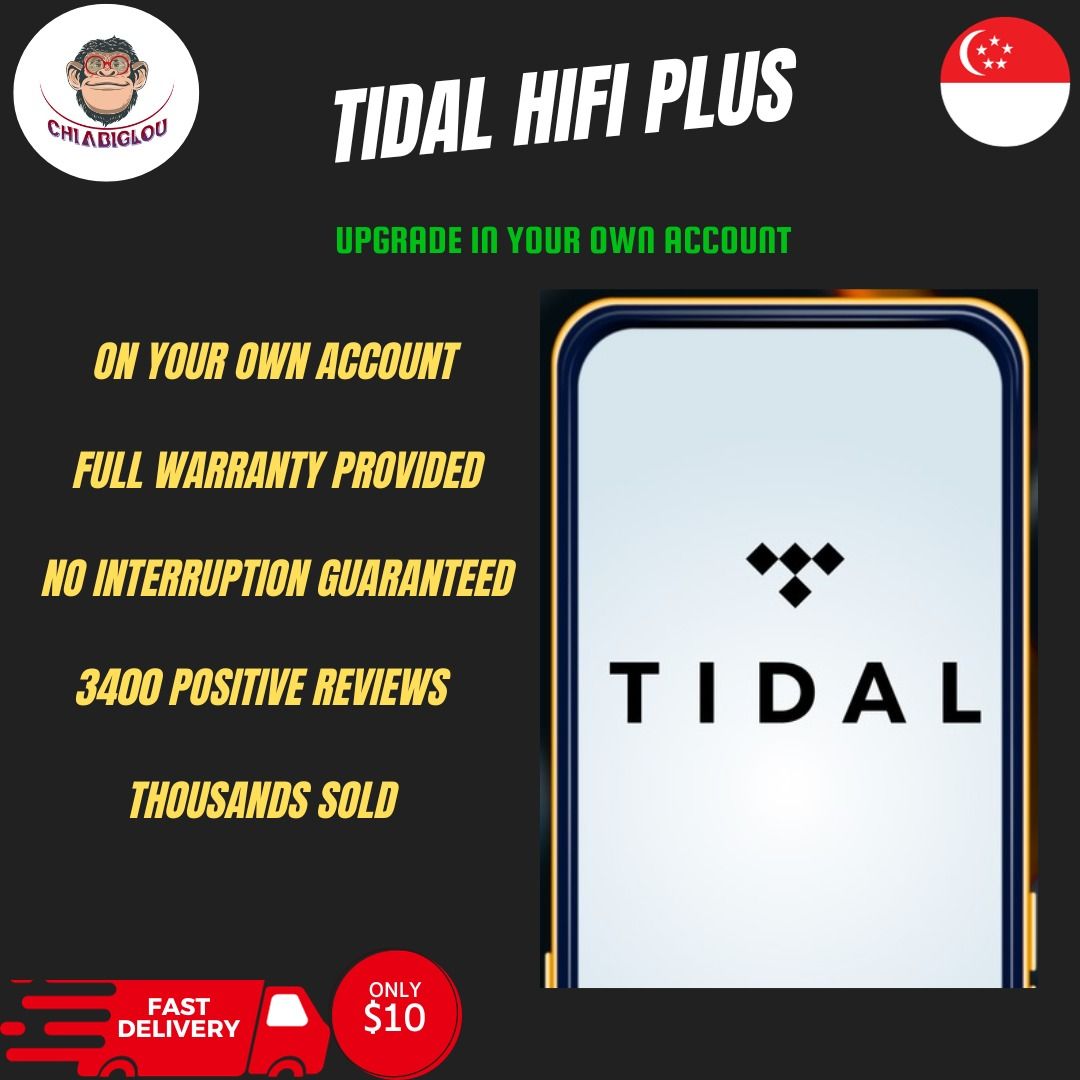 Tidal Hifi Plus - 3 Months, Video Gaming, Gaming Accessories, Game Gift ...