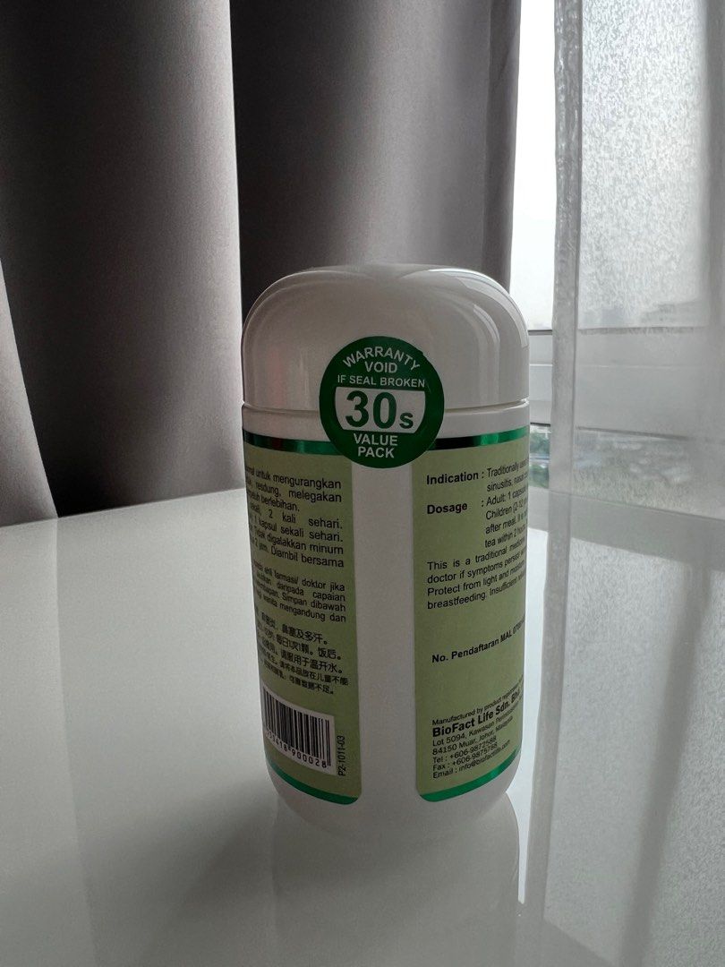 Timo Cordyceps Brefwell 450mg (30 Capsules), Health & Nutrition, Health ...