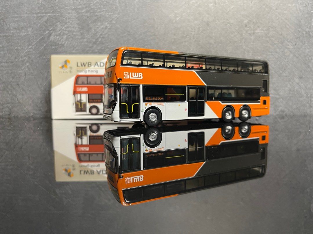 Tiny HK #111 LWB ADL Enviro 500 Bus Orange 1/110 1:110 not SG Bus ...