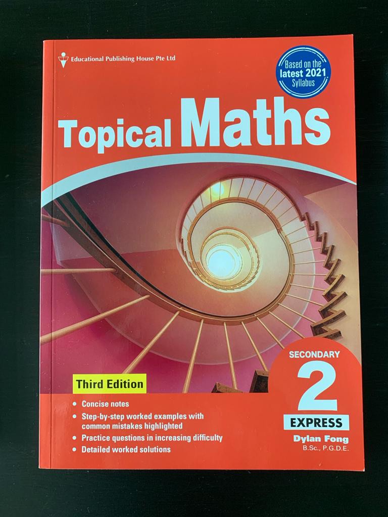 Topical Maths sec 2 express third edition, Hobbies & Toys, Books ...