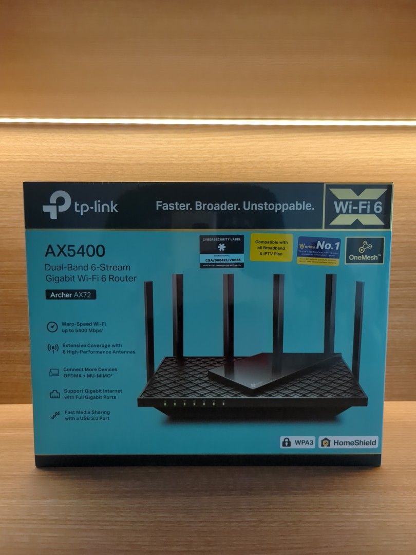 TP-Link AX5400 Wifi 6 Router (Brand New), Computers & Tech, Parts ...
