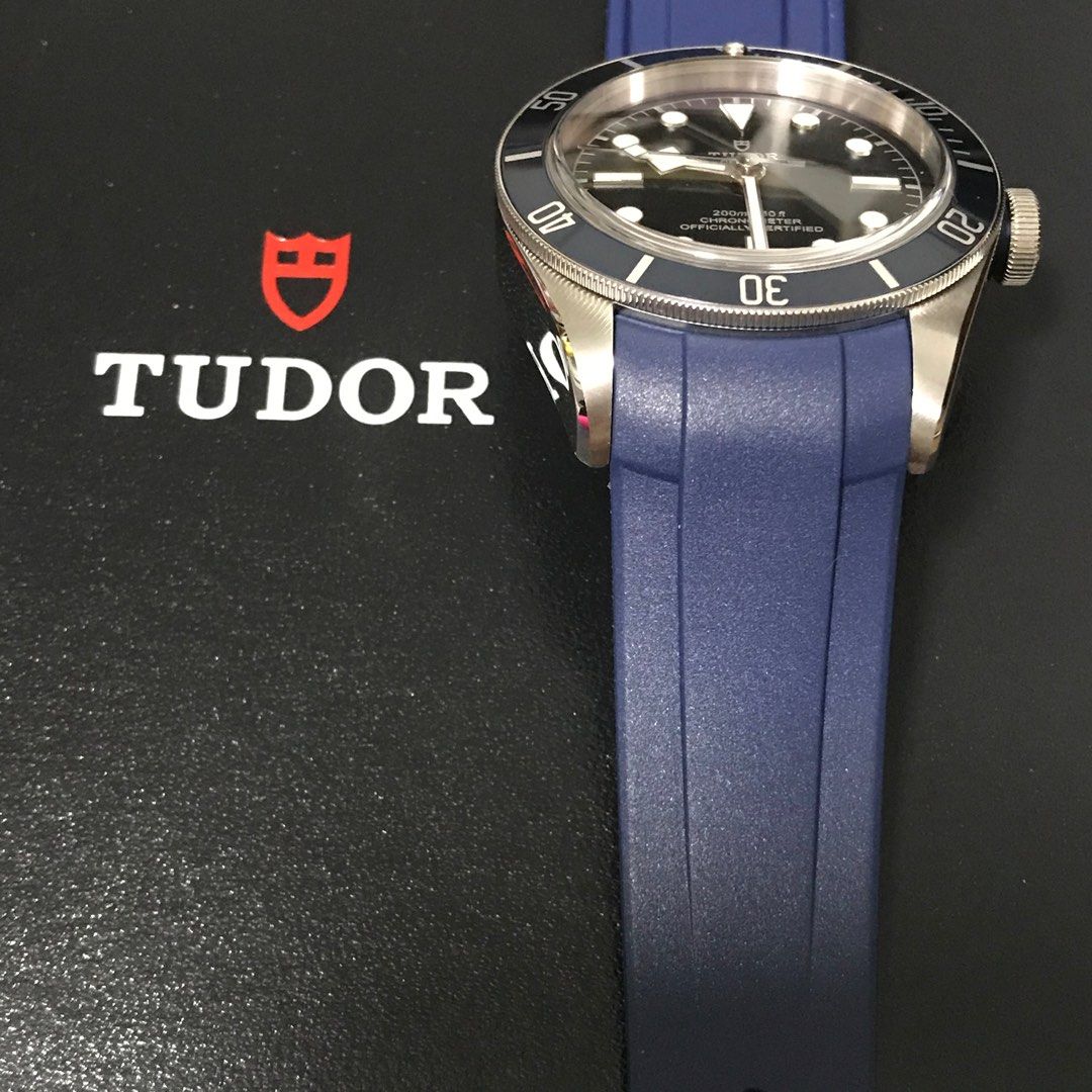 [SOLD] Tudor BlackBay Heritage 41 Bracelet and Rubber Strap (3rd party ...