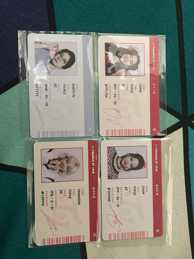 Twice Scientist ID Card, Hobbies & Toys, Memorabilia & Collectibles, K ...