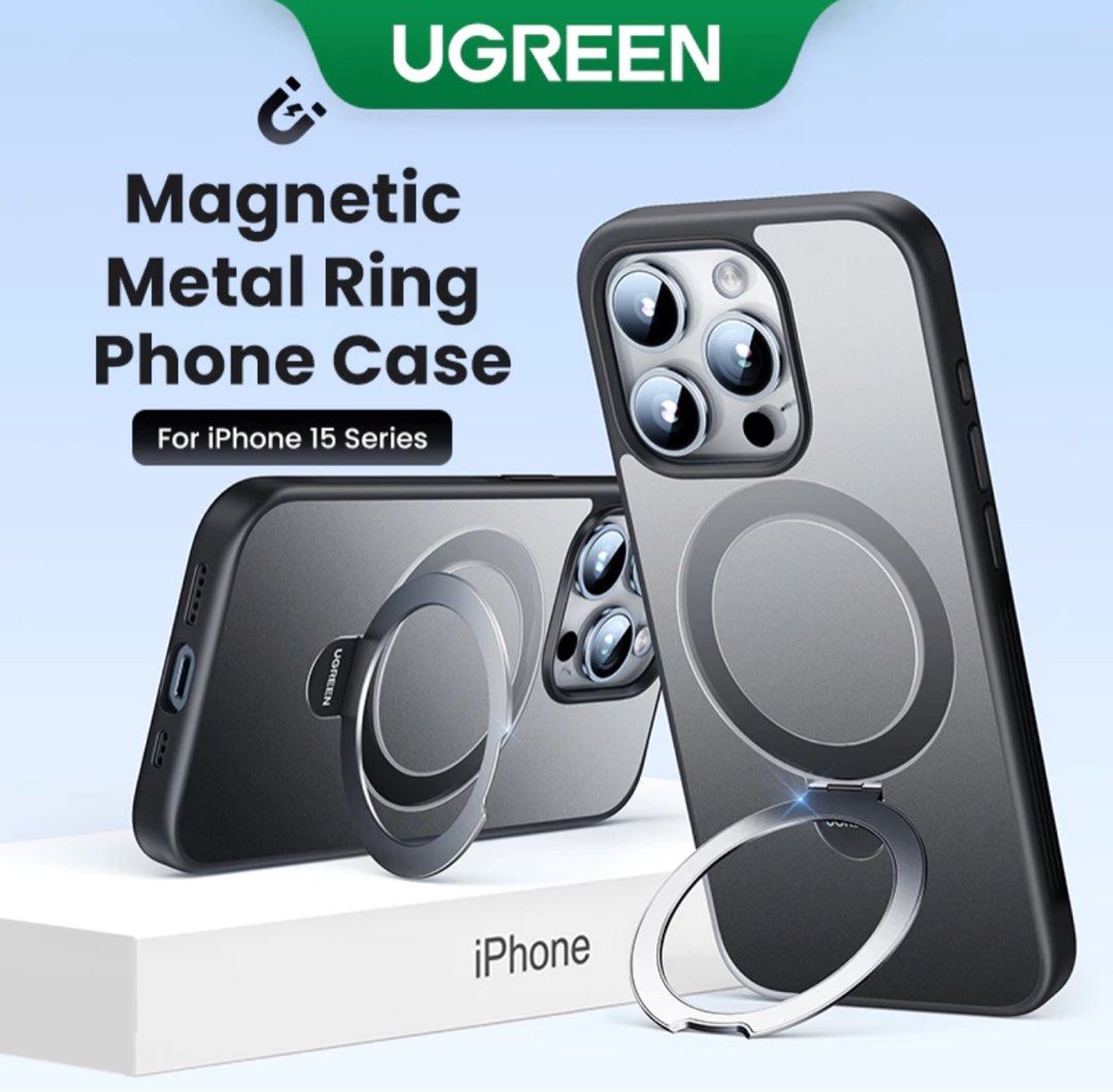 Ugreen iPhone 15 Pro Max Case with Magnetic Stand, Mobile Phones ...