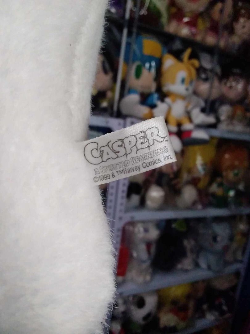 Vintage Fuzzy Casper The Friendly Ghost Retro Movie Plush Toy (Sun ...