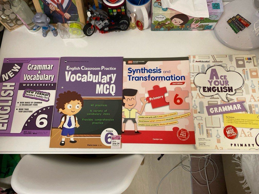 Vocab, Grammar and Synthesis Book Bundle (4 for $12), Hobbies & Toys ...