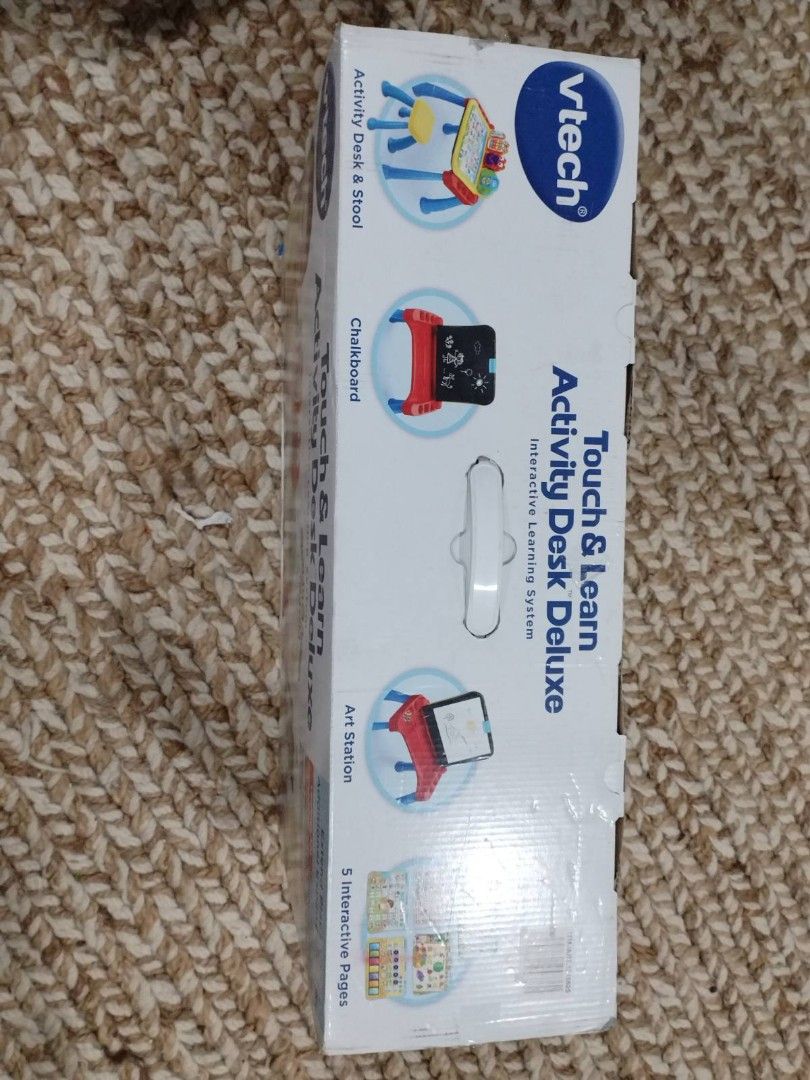 V-tech 3 in 1 Touch and learn Activity Desk Deluxe, Babies & Kids, Infant Playtime on Carousell